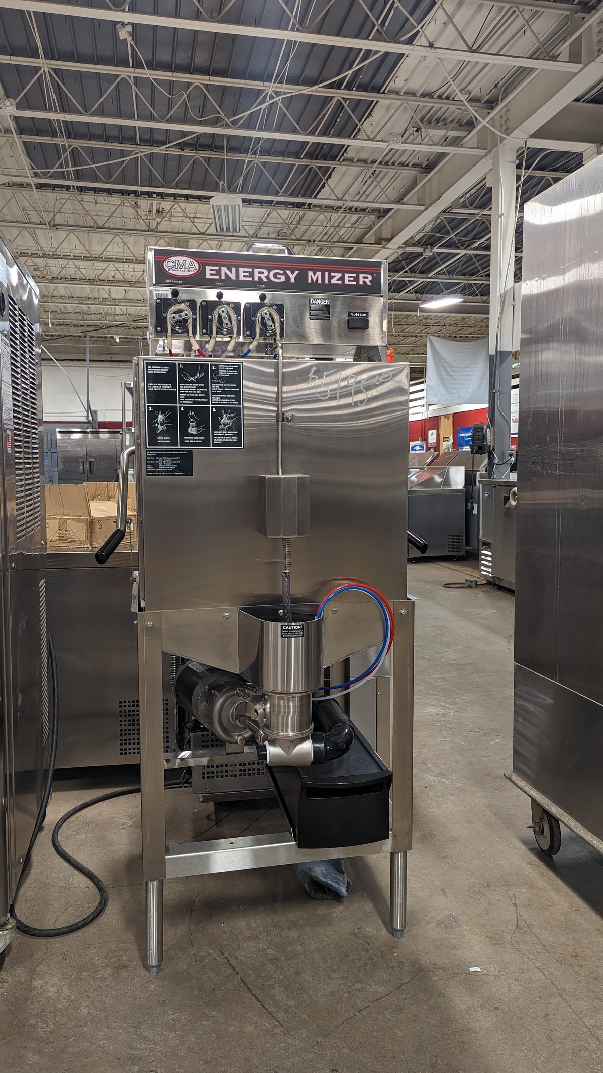 CMA AH Low Temperature Dishwasher — S&P Equipment